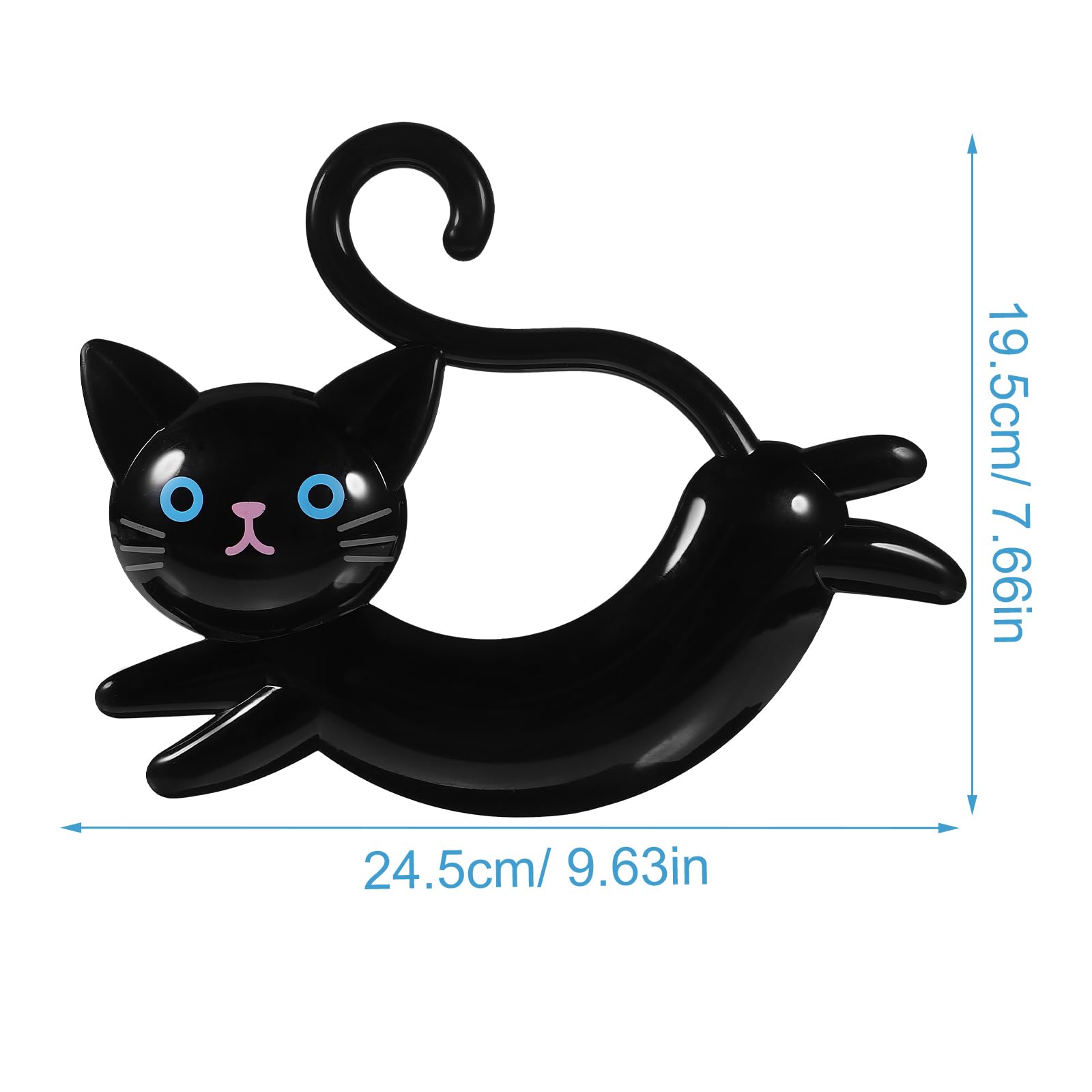 CATIEBYE Modern Towel Hanger for Kitchen Bathroom Towel Holder Wall-Mounted Bath Towel Rack Cat Towel Holder for Women Children