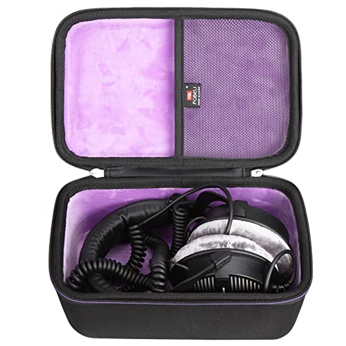 FBLFOBELI EVA Hard Storage Case Compatible with beyerdynamic DT 990 Pro ohm Dt 770 Pro 32/80/250 Ohm Over-Ear Studio Headphones, Travel Protective Headphone Cases Bag (Case Only)