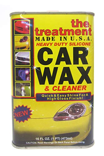 The Treatment 26016 Heavy Duty Silicone Car Wax, 16 oz, 1 Pack