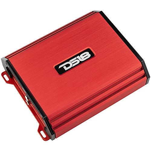 DS18 S-1100.2/RD Car Audio Amplifier β Full-Range, Class Ab, 2 Channel Amplifier, 1100 Watts (Red)