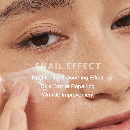 MIZON All in One Snail Repair Cream Snail Mucin with 12 Natural Extracts Korean Recovery Cream for Fine Line & Blemish Care (4.06 fl oz)