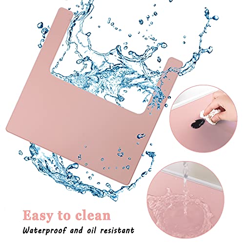 High Chair Placemat, Durable High Chair Placemat Silicone, Clean and Hygienic, Suitable for IKEA Antilop Highchai, for Toddlers and Babies (Pink)