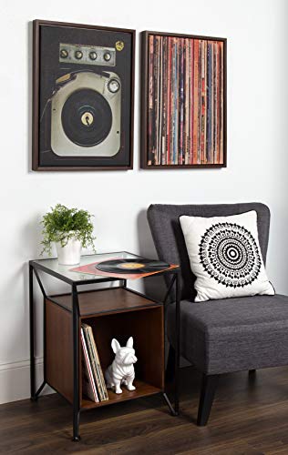 Kate and Laurel Garrod Record Storage End Table