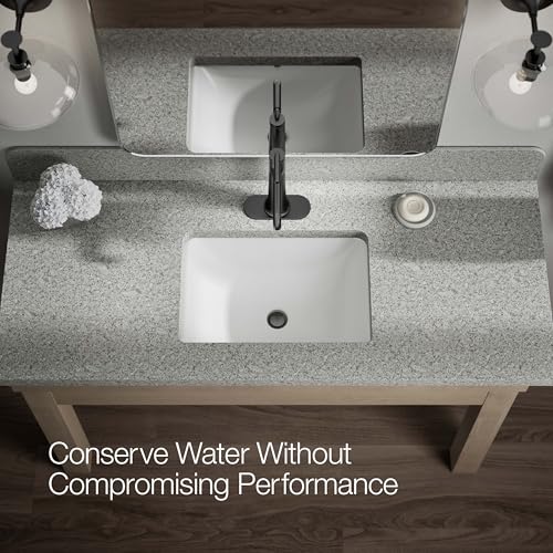 Kohler 26437-4-BL Tone Bathroom Sink Faucet, 1.2 gpm, Matte Black