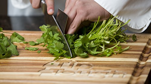 Tip Tough Finger Guard - Knife Protector for Safely Cutting, Chopping, Slicing in the Kitchen - Stainless Steel, Safe Cooking Tool for Hands - Ideal for Vegetables, Salads, Fruits (Large)
