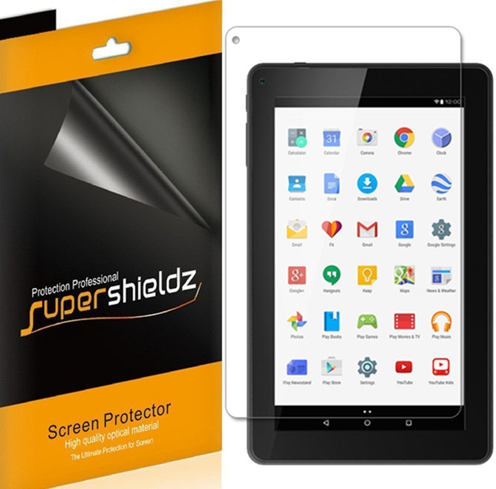Supershieldz (3 Pack) Designed for Polaroid 9 inch Tablet (P909) Screen Protector, High Definition Clear Shield (PET)