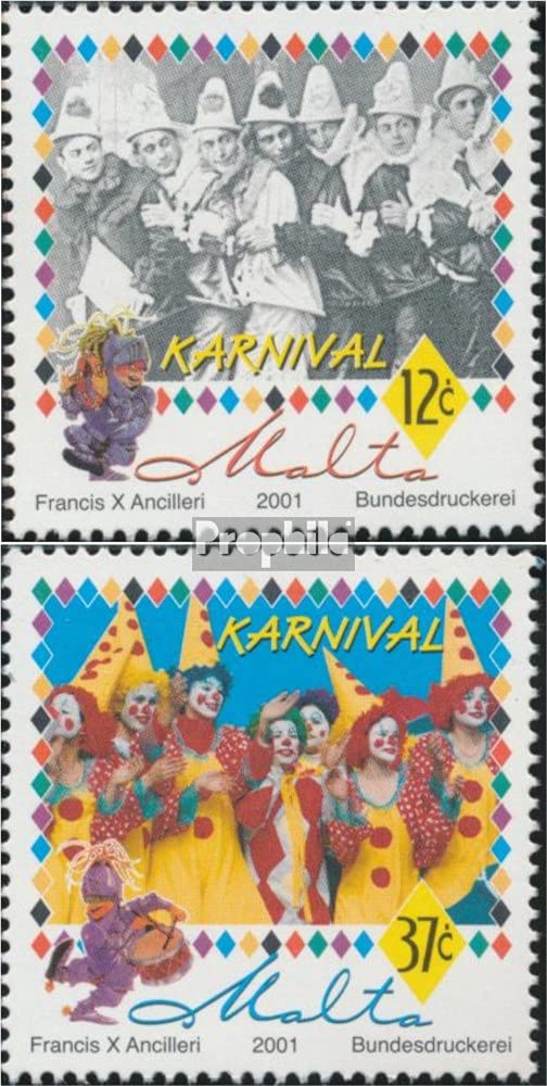Malta 1157-1158 (Complete.Issue.) 2001 Carnival (Stamps for Collectors)