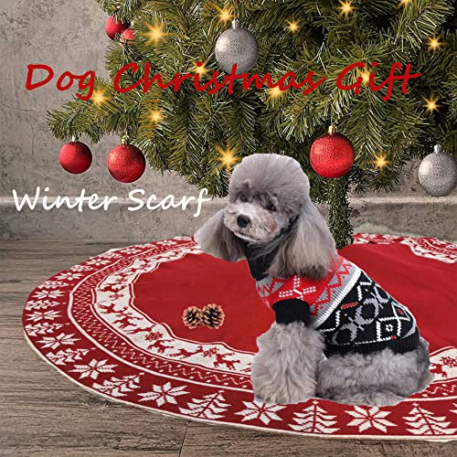 Dog Sweater Winter Clothes Puppy Soft Coat Warm Puppy Dogs Shirt for Small Medium Dog (2XL)