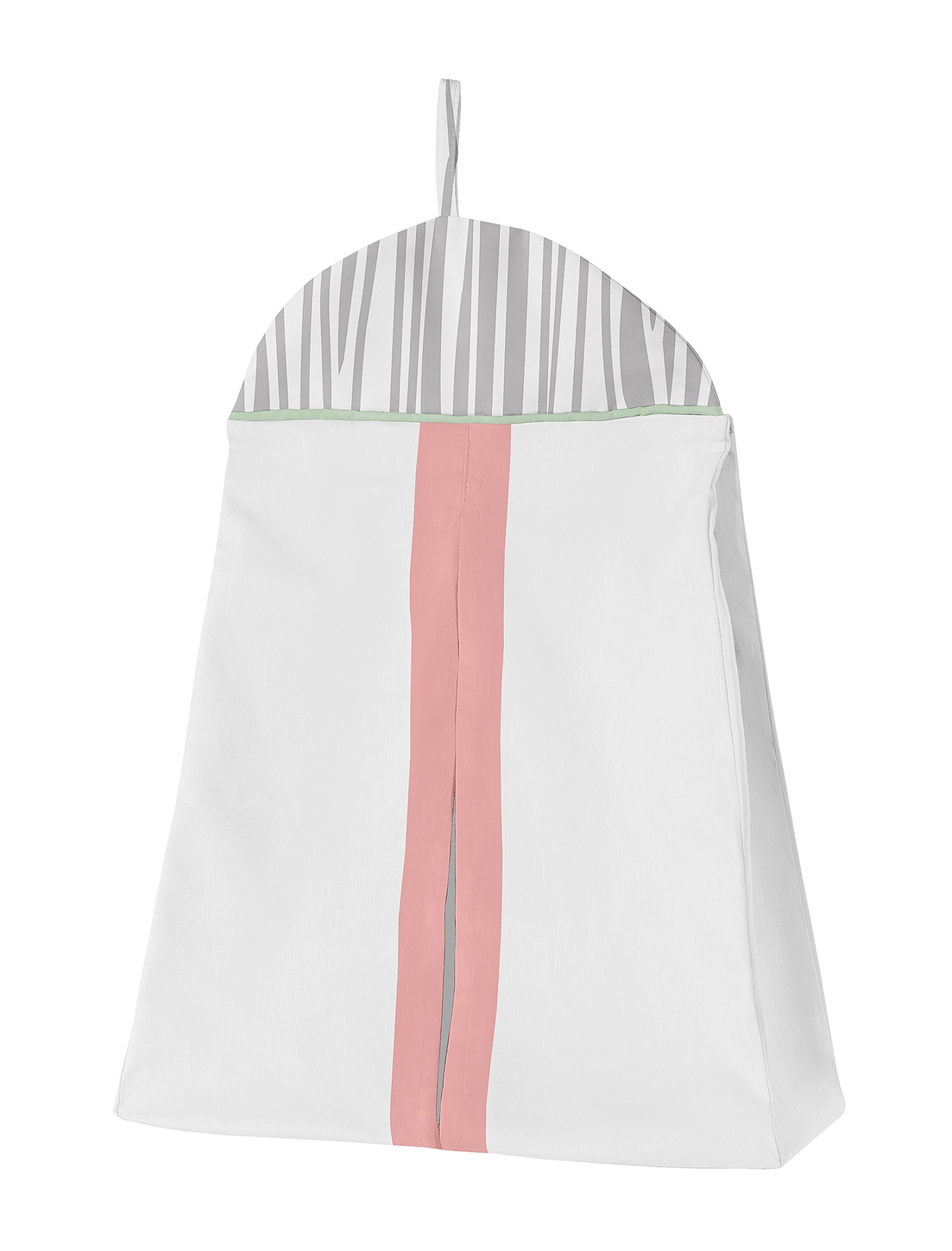 Sweet Jojo Designs Coral, Mint and Grey Woodsy Deer Girls Baby Bedding 4 Piece Crib Set