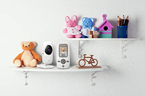 Motorola MBP481 2.4 GHz Digital Video Baby Monitor with 2-Inch Color Display, Digital Zoom, and Infrared Night Vision