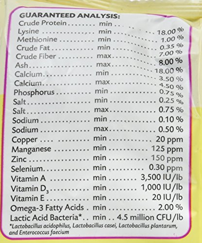 Manna Pro Chicken Feed Supplement | Omega Egg Maker Chicken Supplies | Chicken Food Supplement for Laying Hens | 5 Pounds