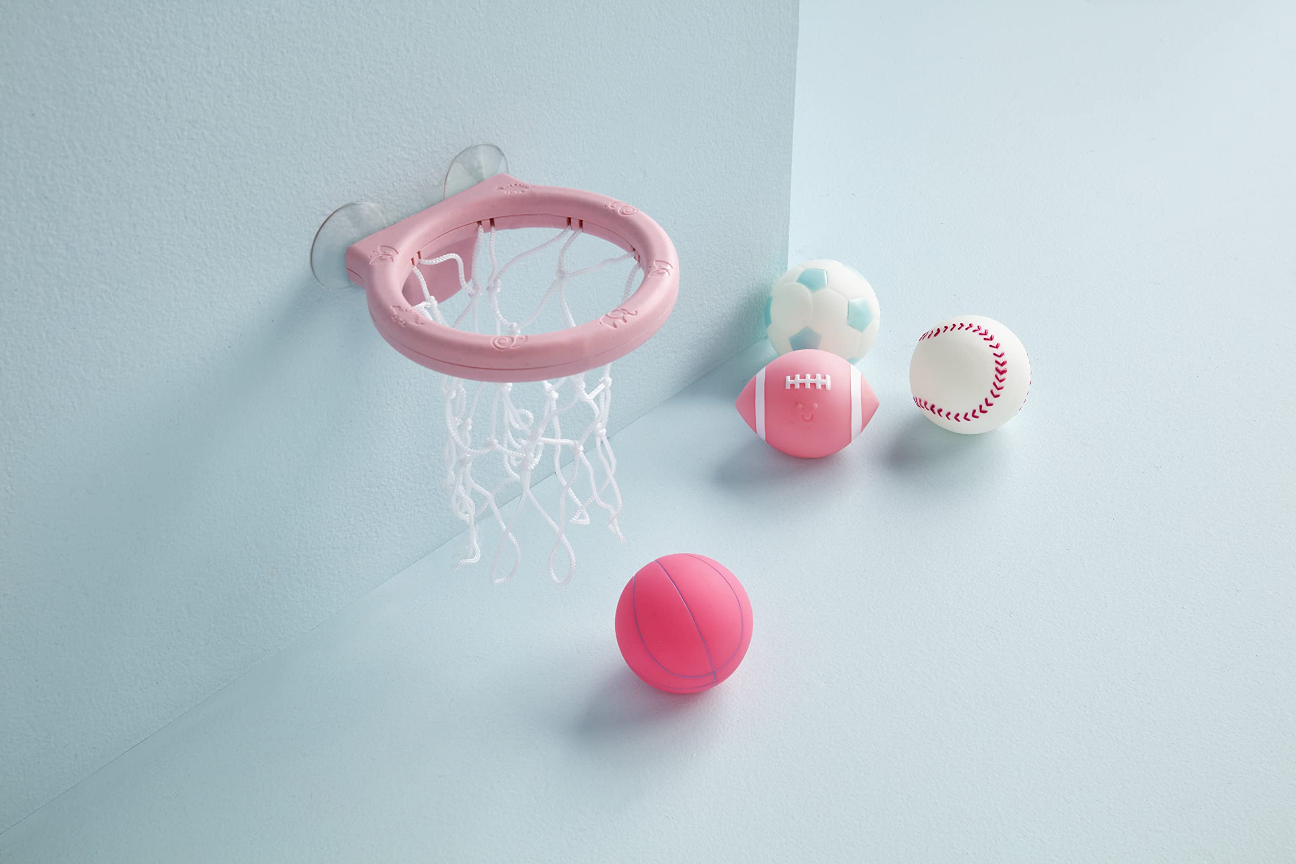 Mud Pie Baby Girls' Pink Sports Bath Toy Set