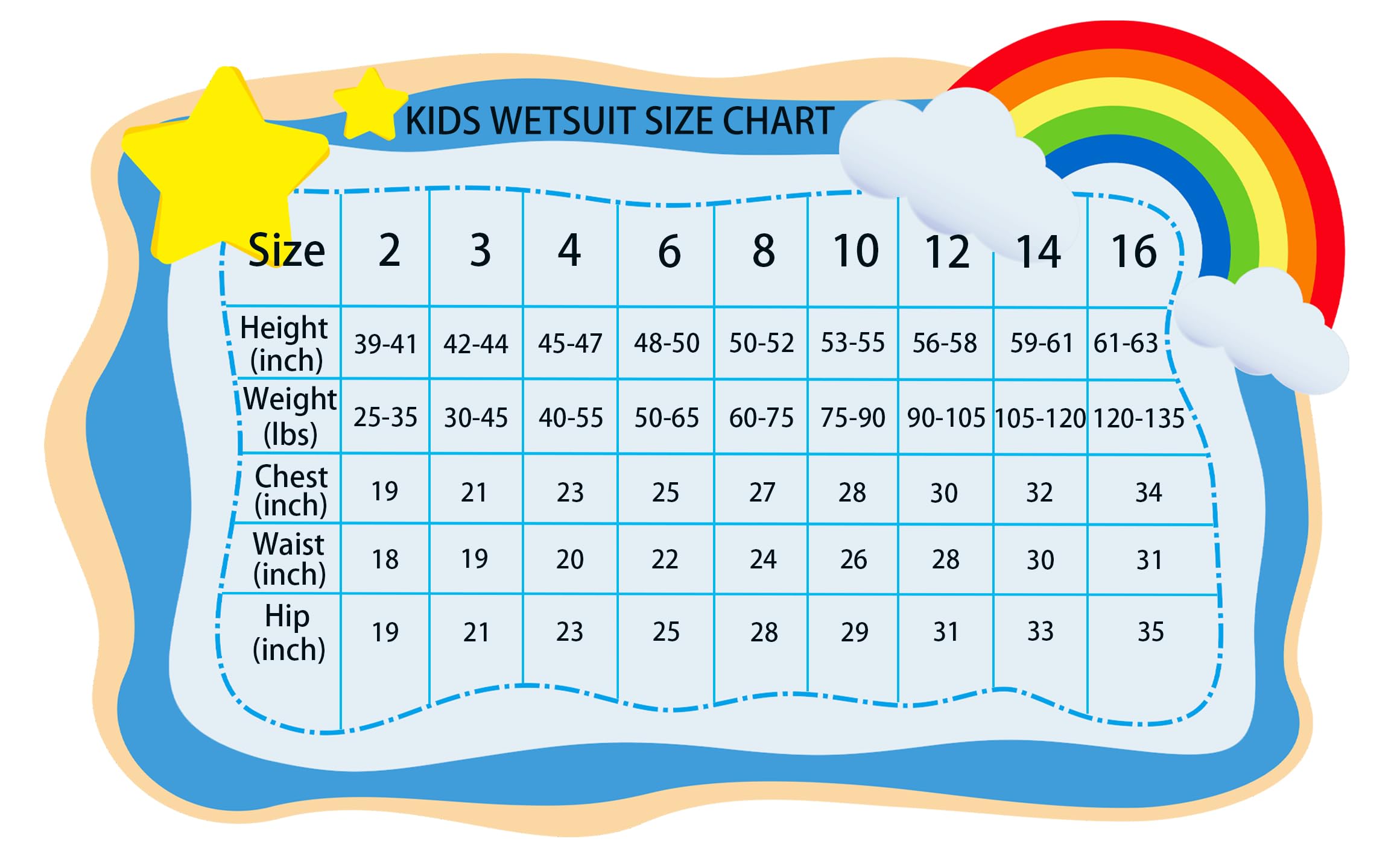 Aunua Youth 3/2mm Neoprene Wetsuits for Kids Full Wetsuit Swimming Suit Keep Warm(7031 Black 8)