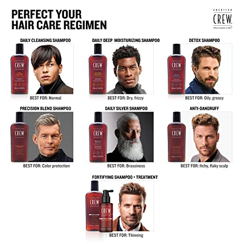 American Crew Men's Conditioner, Daily Moisturizing Conditioner, Naturally Derived, Vegan Formula, Citrus Mint, 8.45 Fl Oz