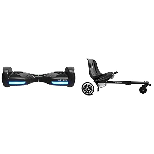 Hover-1 Blast Electric Self-Balancing Hoverboard with 6.5ā Tires, Dual 160W Motors & Kart Buggy Attachment | Compatible with Most 6.5" & 8" Electric Hoverboards