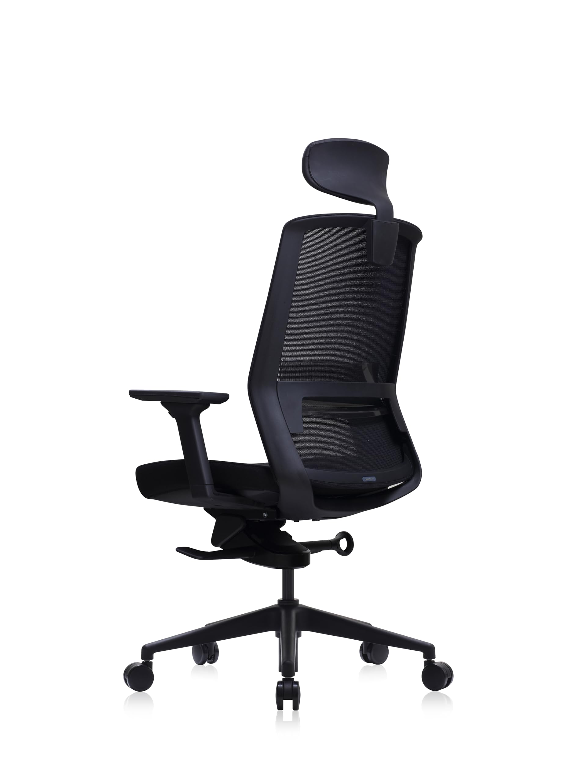 BESTUHL J17 Home Office Desk Chair - Ergonomic, High Back, 3 Lockable Recline Positions, 3-Way Armrest, Adjustable Seat Depth & Lumbar Support, Breathable Mesh Back (Black)