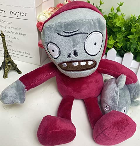 Suyudian 12" 1 PCS PVZ Plant and Zombies Plush Toys PVZ Figures 1 2 Stuffed Soft Doll Dolphin Rider Zombies New