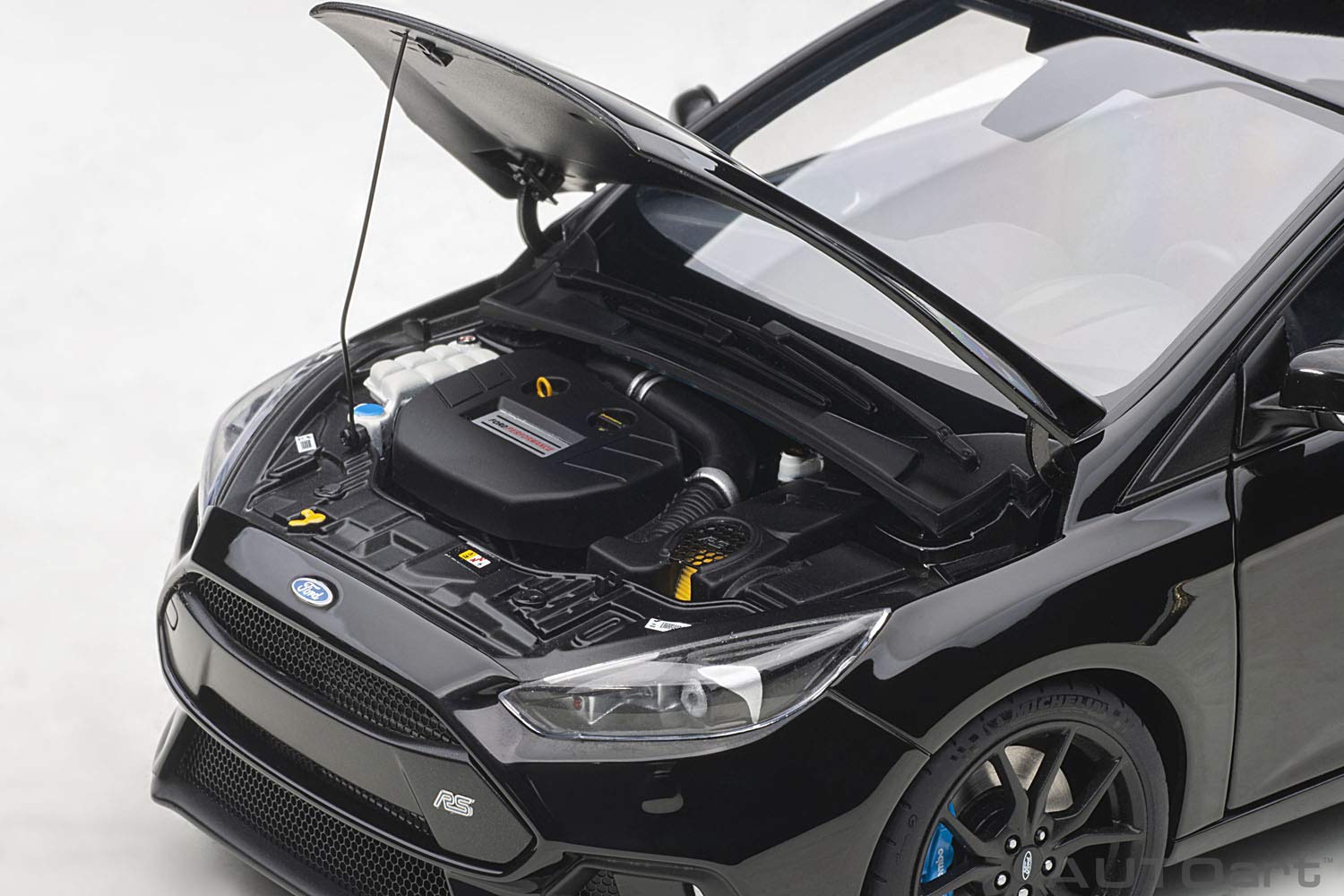 Autoart 2016 Ford Focus RS Shadow Black 1/18 Model Car
