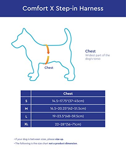 Gooby Comfort X Step in Harness - Black, X-Large - No Pull Small Dog Harness Patented Choke-Free X Frame - Perfect on The Go Dog Harness for Medium Dogs No Pull or Small Dogs