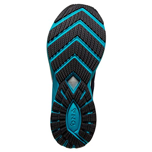 Brooks Womens Ricochet Running Shoe - Navy/Blue/White - B - 5.0
