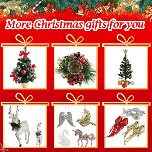 Athoinsu 12'' Christmas Reindeer Figurine Table Desk Decorations Xmas Elk Ornaments Holiday for Party Supplies (Plastic)