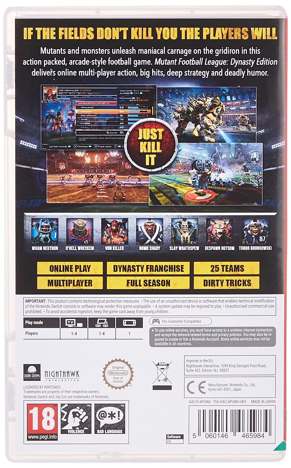 Mutant Football League Dynasty Edition (Nintendo Switch)