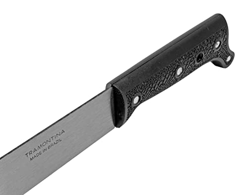 Tramontina 24" Machete with Textured Black Plastic Handle