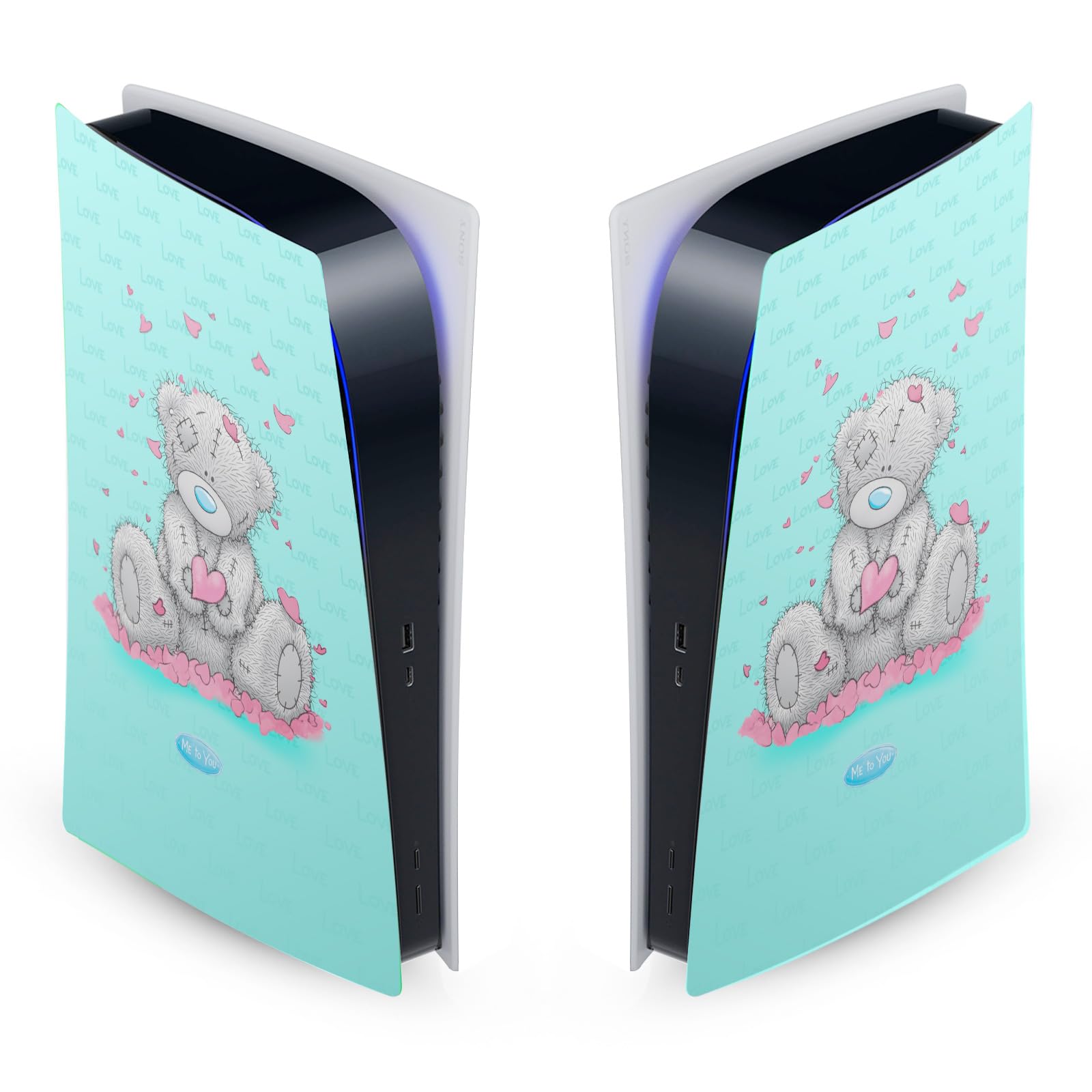 Head Case Designs Officially Licensed Me To You Love Classic Tatty Teddy Vinyl Faceplate Sticker Gaming Skin Decal Cover Compatible With Sony PlayStation 5 PS5 Digital Edition Console
