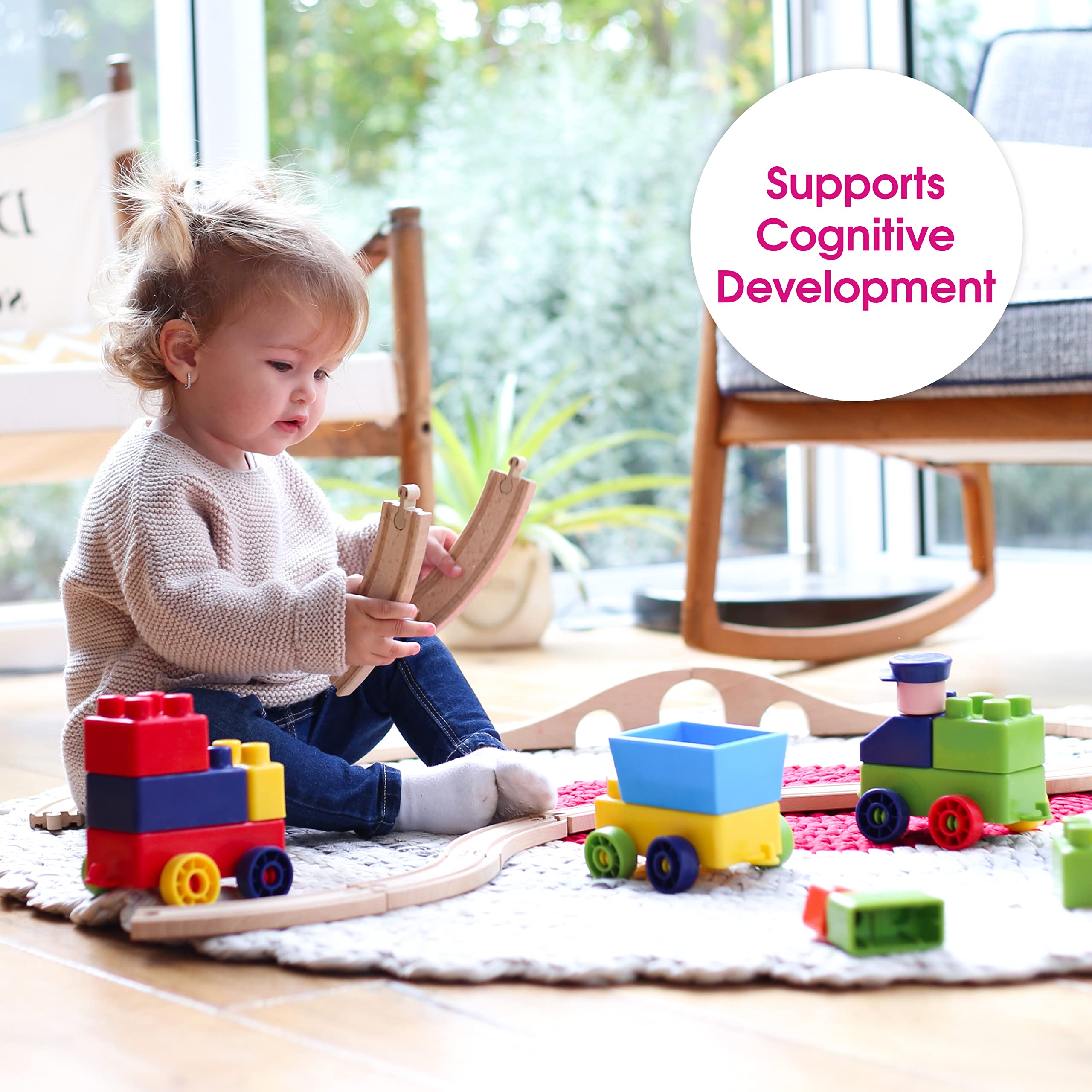 Edushape Mini Edu-Train, 30 Piece