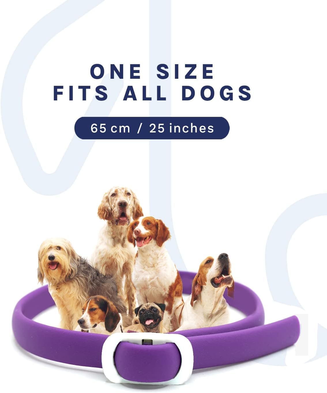 Calming Collar for Dogs - Adjustable Separation Anxiety Relief Dog - 60 Days Sustained Release of Pheromones for Small, Medium, and Large Dog Breeds, 4 Packs