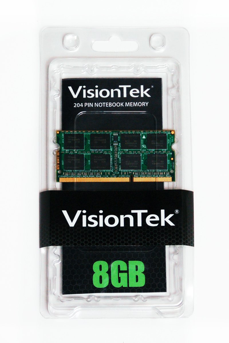 VisionTek 8GB DDR3L Low Voltage 1600 MHz (PC3-12800) CL11 SODIMM, Notebook Memory - 900642