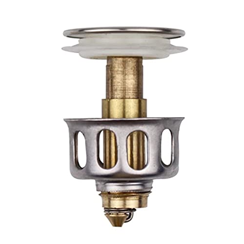 LMMDDP Basin Up Drain Filter Universal Wash Basin Bounce Drain Filter Sink Drain Vanity Stopper Up Drain Filter Bathroom Use
