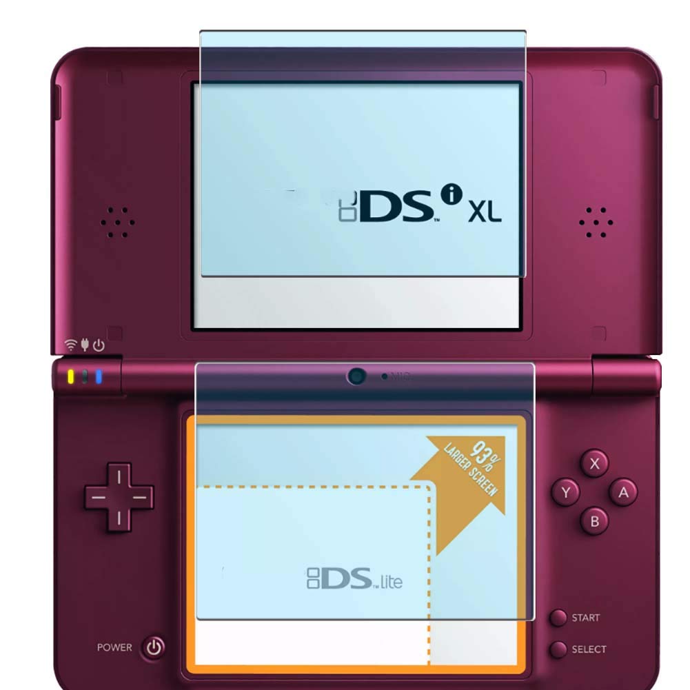 Puccy 2 Pack Anti Blue Light Screen Protector Film, compatible with Nintendo DSI XL TPU Guard （ Not Tempered Glass Protectors ）