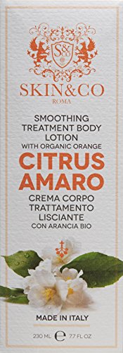 SKIN&CO Roma Smoothing Treatment Body Lotion with Citrus Amaro, 7.7 Fl Oz