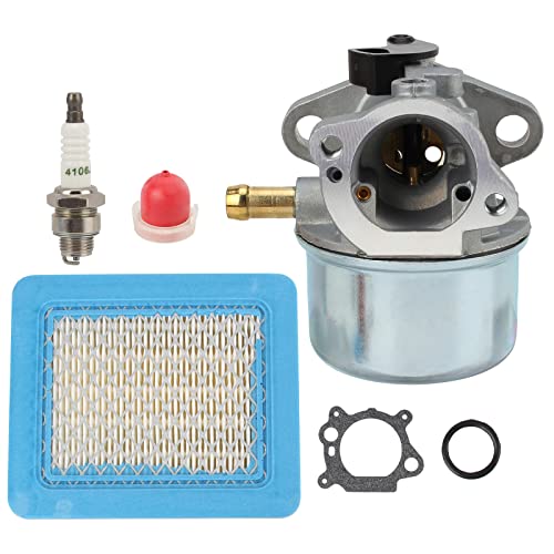 AUTOKAY Carburetor Fits for Briggs Stratton 6-6.75 HP Murray Craftsman Snapper 22" Push Mower Carb Air Filter Spark Plug