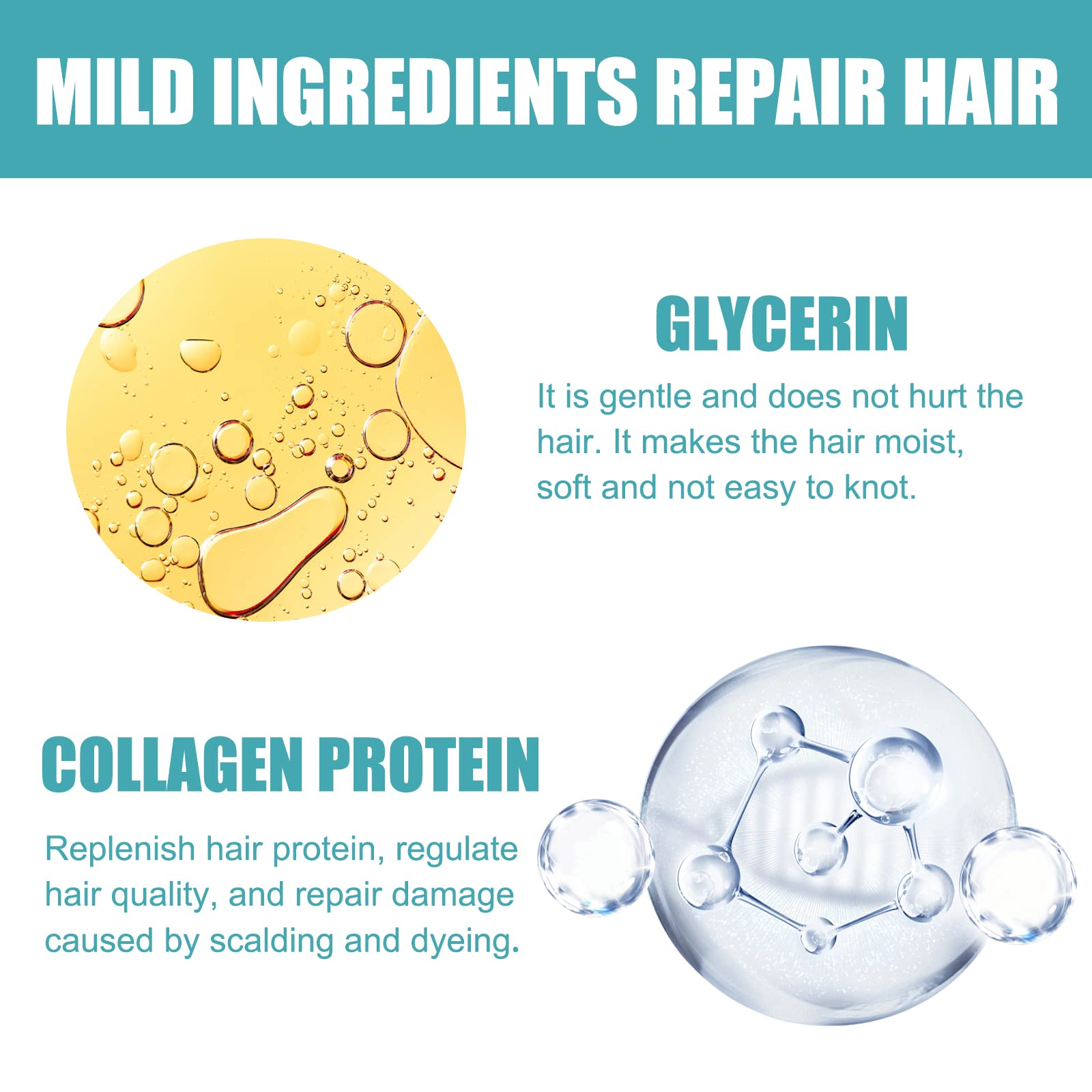 Biuhorey Protein and Silk Correcting Hair Straightening Cream, Gel for Curly Hair (1 PC)