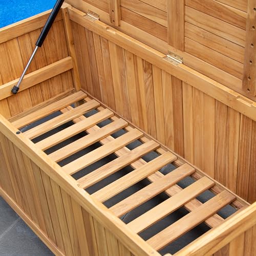 Cambridge Casual Arie Superior Indonesian Teak Storage Box, 60-Inch