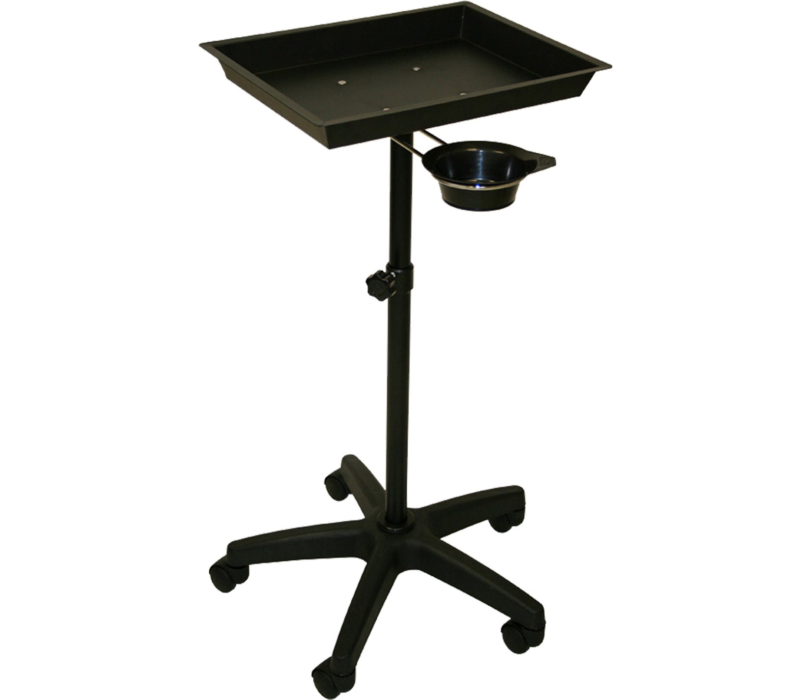 Black Steel Tray All Purpose Air Lift with Utility Cup Salon Spa Beauty Equipment