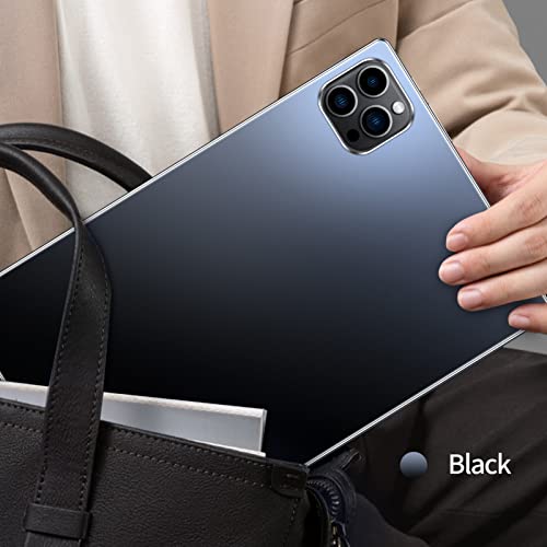 Black Tablet 10.1 Inch Tablet 1080x1960 HD Resolution 100240V 6GB 128GB for Work (US Plug)