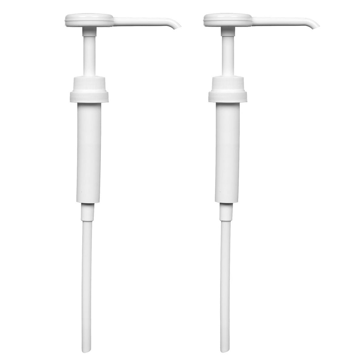Comfort Axis Pump Dispenser for 1/2 Gallon Bottles, Jars and Jugs with a 38-400 Neck Finish, 9.5 Inch Dip Tube (2 Pack)