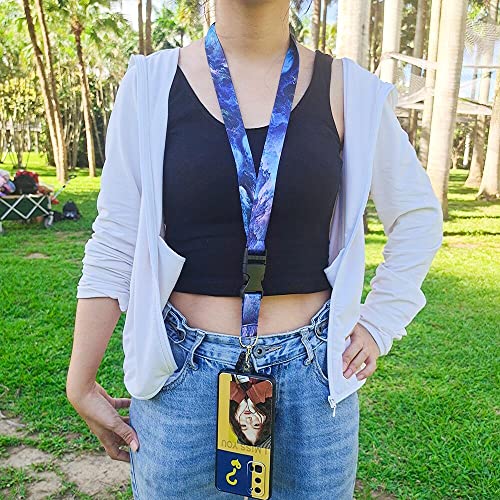 FGY Cell Phone Lanyard for Around Neck, 3 Pieces Starry Sky Neck Strap with 6 Clear Tether Tabs, Detachable Neck Strap Lanyard for Phone with Release Buckle for Men Women Teen, Fit for Most Smartphone