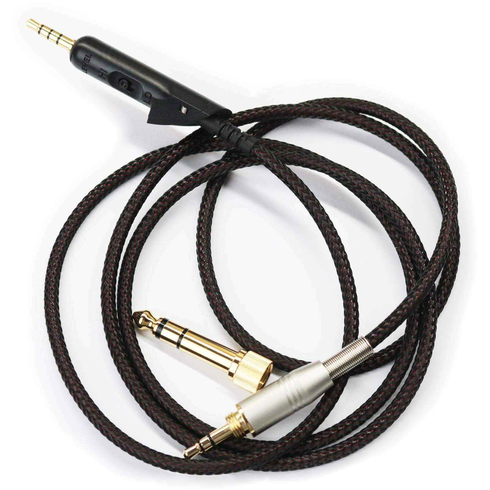 NewFantasia Replacement Audio Upgrade Cable Compatible with Bose QuietComfort 15, QC15 Headphones 1.2meters/4feet