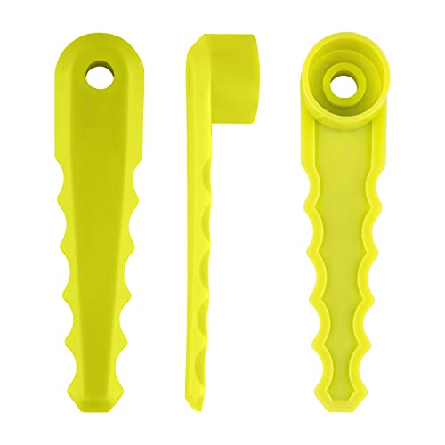 FourShow 20Pcs AC052N1FB Serrated Blade Replacement Compatible with Ryobi 2-in-1 Fixed Line and Bladed Head AC052N1, Accessories for Ryobi 18V 2-in-1 Pivoting Auto Feed String Trimmer