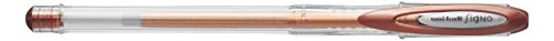 uni-ball 2004053 Gel Pens, Ultra Micro (0.38mm) & Medium (0.8mm) Points, Assorted Colors, 12 Count