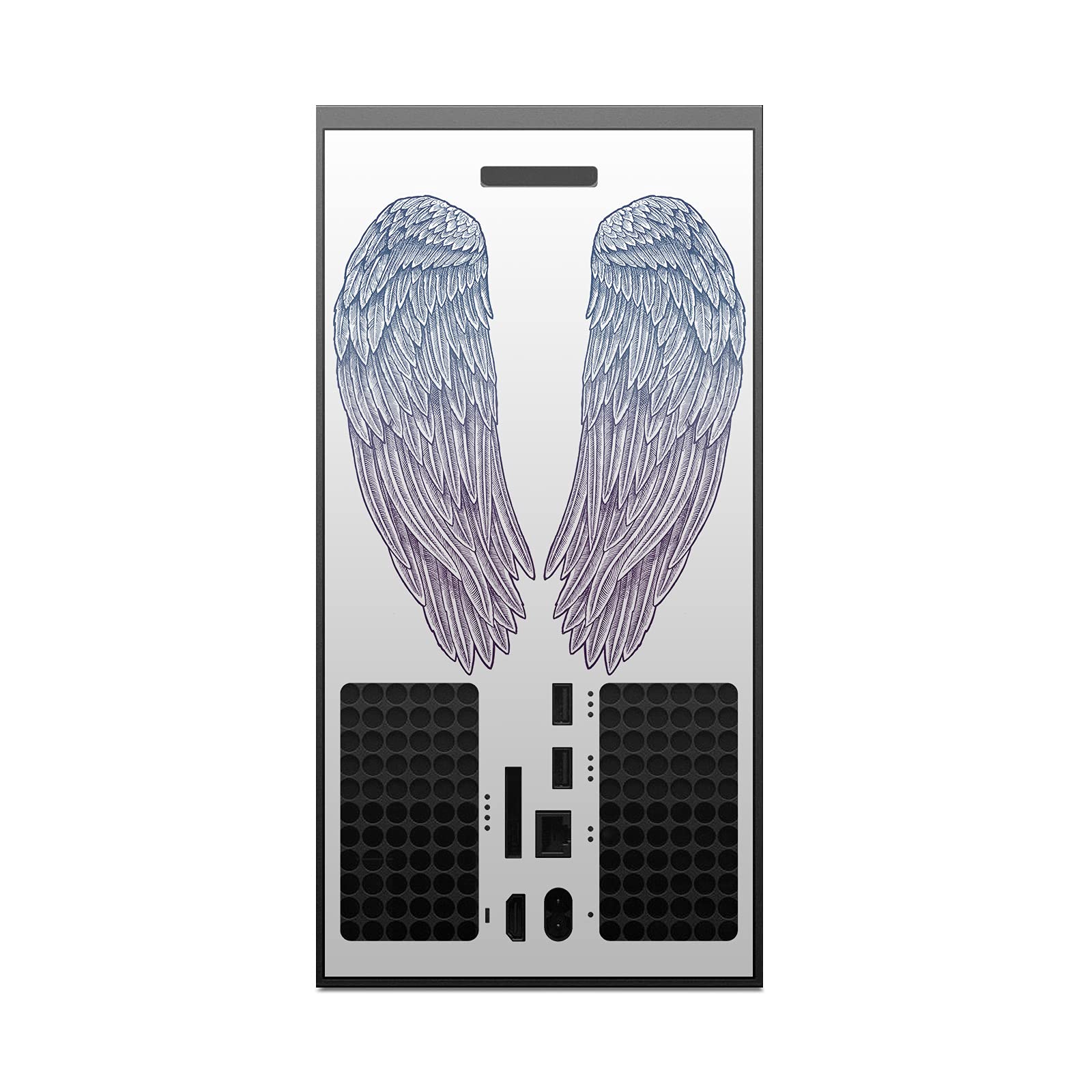 Head Case Designs Officially Licensed Rachel Caldwell Angel Wings Art Mix Vinyl Sticker Gaming Skin Decal Cover Compatible With Xbox Series X Console and Controller Bundle