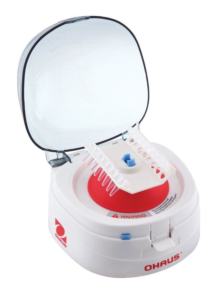 Ohaus FC5306 Frontier 5306 Mini Centrifuge, 2 Rotor Options, 6000 RPM