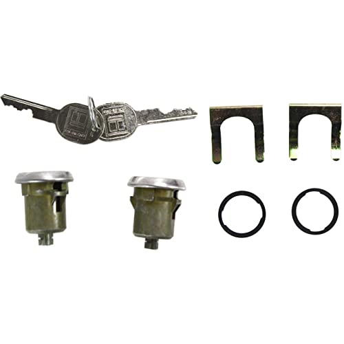 Door Lock Cylinder Front with Keys for Chevrolet K5 Blazer Base Front Door 1976 K5 Blazer Cheyenne Front Door 1975-1980 K5 Blazer Custom Front Door 1981-1986 K5 Blazer Deluxe Front Door 1981