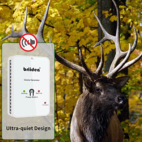 Briidea Portable Smell Control Generator Powered by USB, Lightweight and Rechargeable, Ideal for Outdoor Use