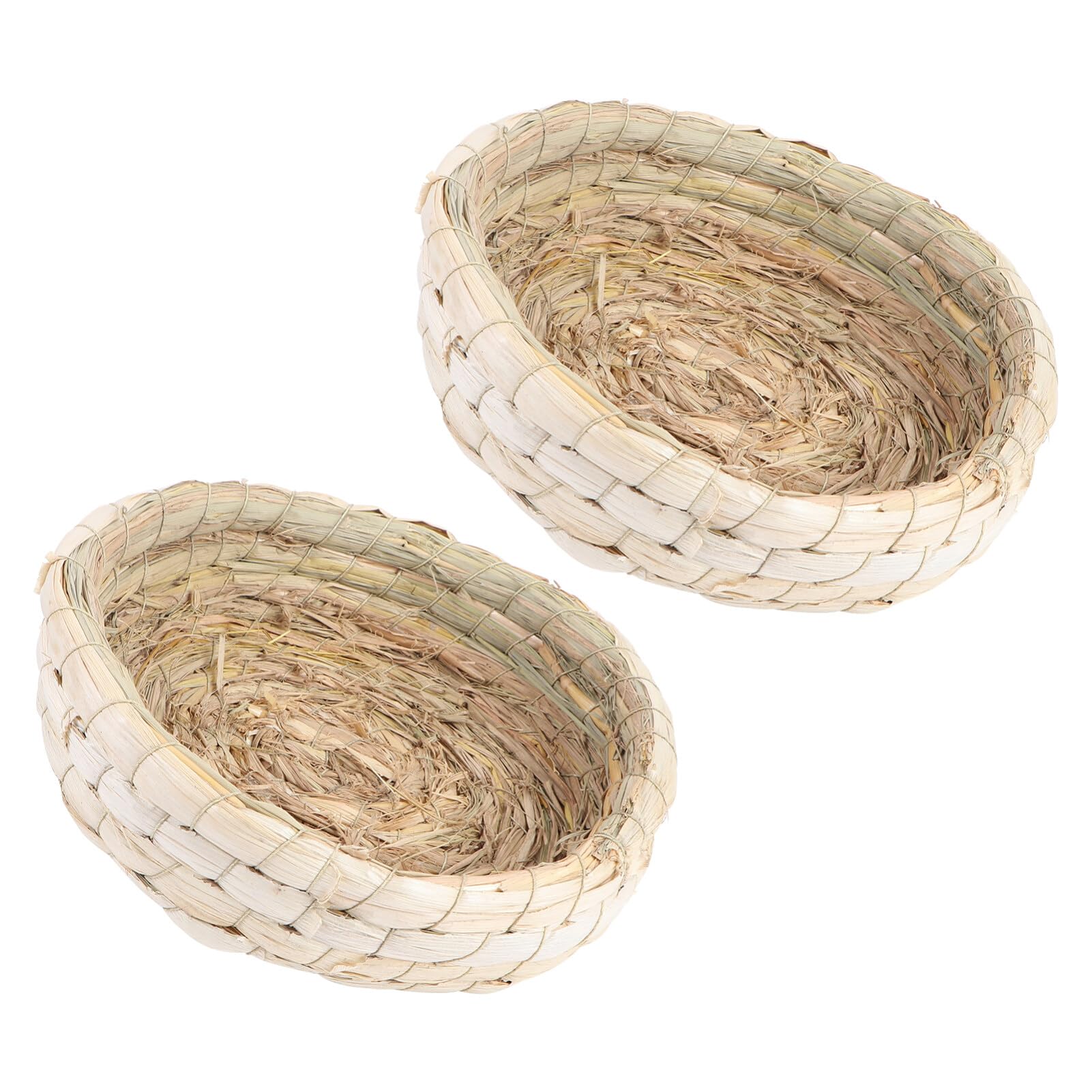 balacoo Quail Cage Place House Hatching Household Incubation Birds Resting Parakeet Breeding Container Cockatiel Budgie Decorative Bunny Bed Chinchillas Straw Home Nests Hanging Courtship Bird Cage