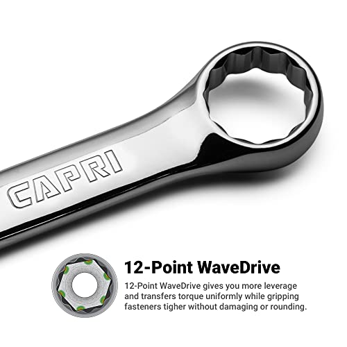 Capri Tools 3/4-inch Combination Wrench, 12 Point, SAE, Chrome (1-1409)
